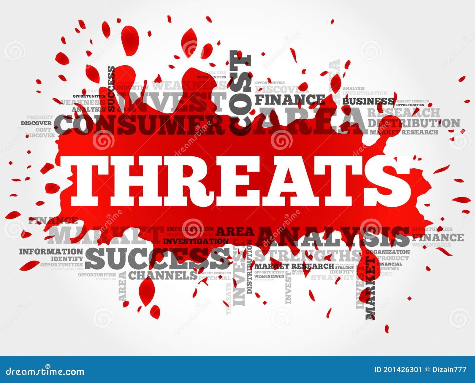 Threats Word Cut Out Letters Ransom Note Risk Danger Warning Royalty ...