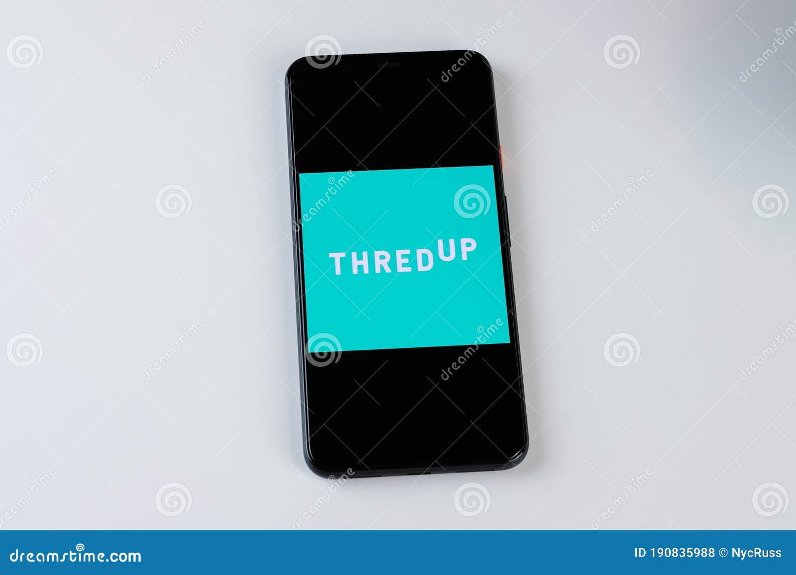 ThredUP App Logo on a Smartphone Screen. Editorial Stock Photo - Image ...