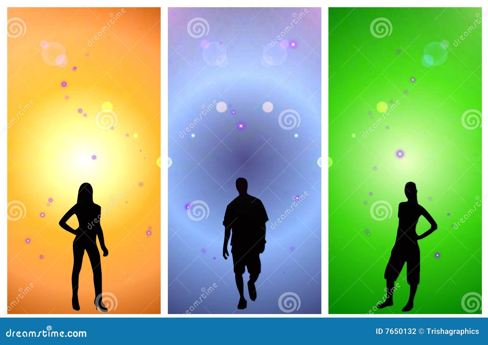 Three abstract banners stock illustration. Illustration of glitter ...