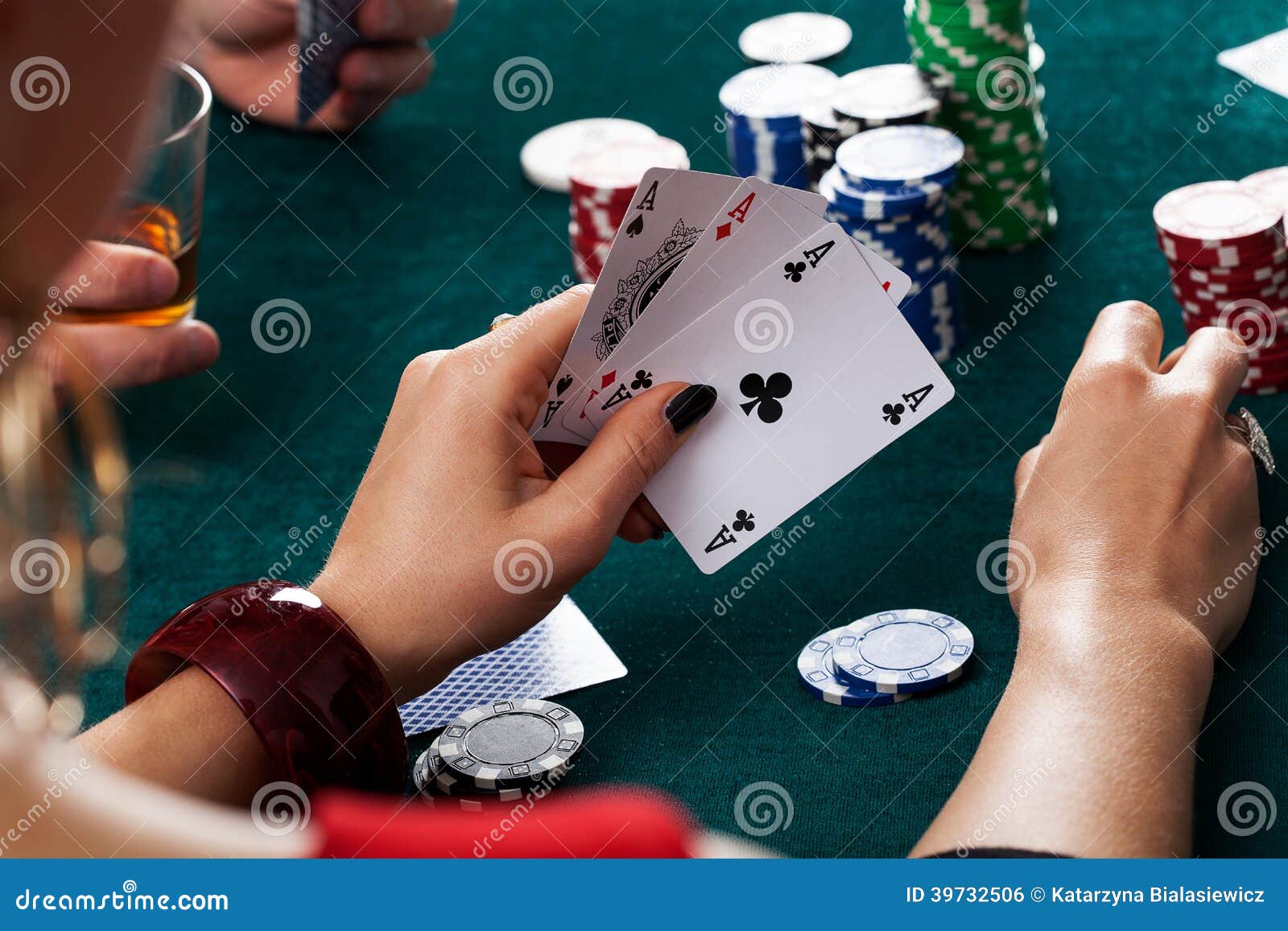 Three aces closeup stock photo. Image of players, gambling - 39732506