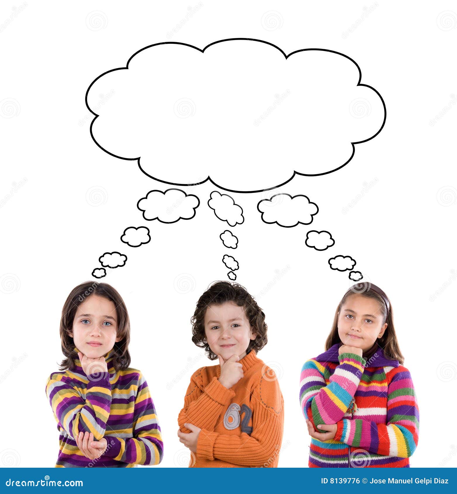 Three adorable children stock photo. Image of adorable - 8139776