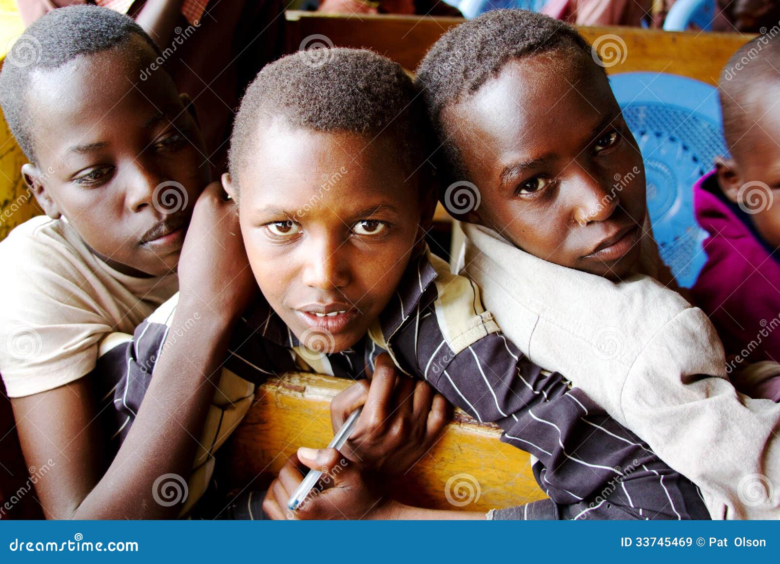 Three African school boys editorial stock image. Image of brown - 33745469