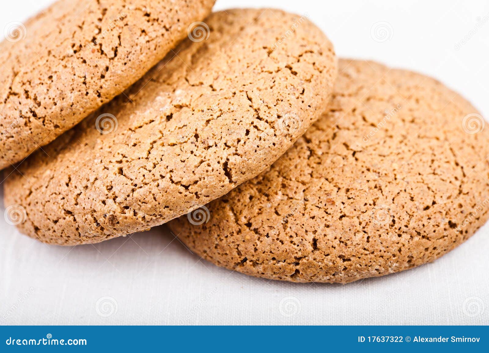 Three air biscuits close stock photo. Image of indulgence - 17637322