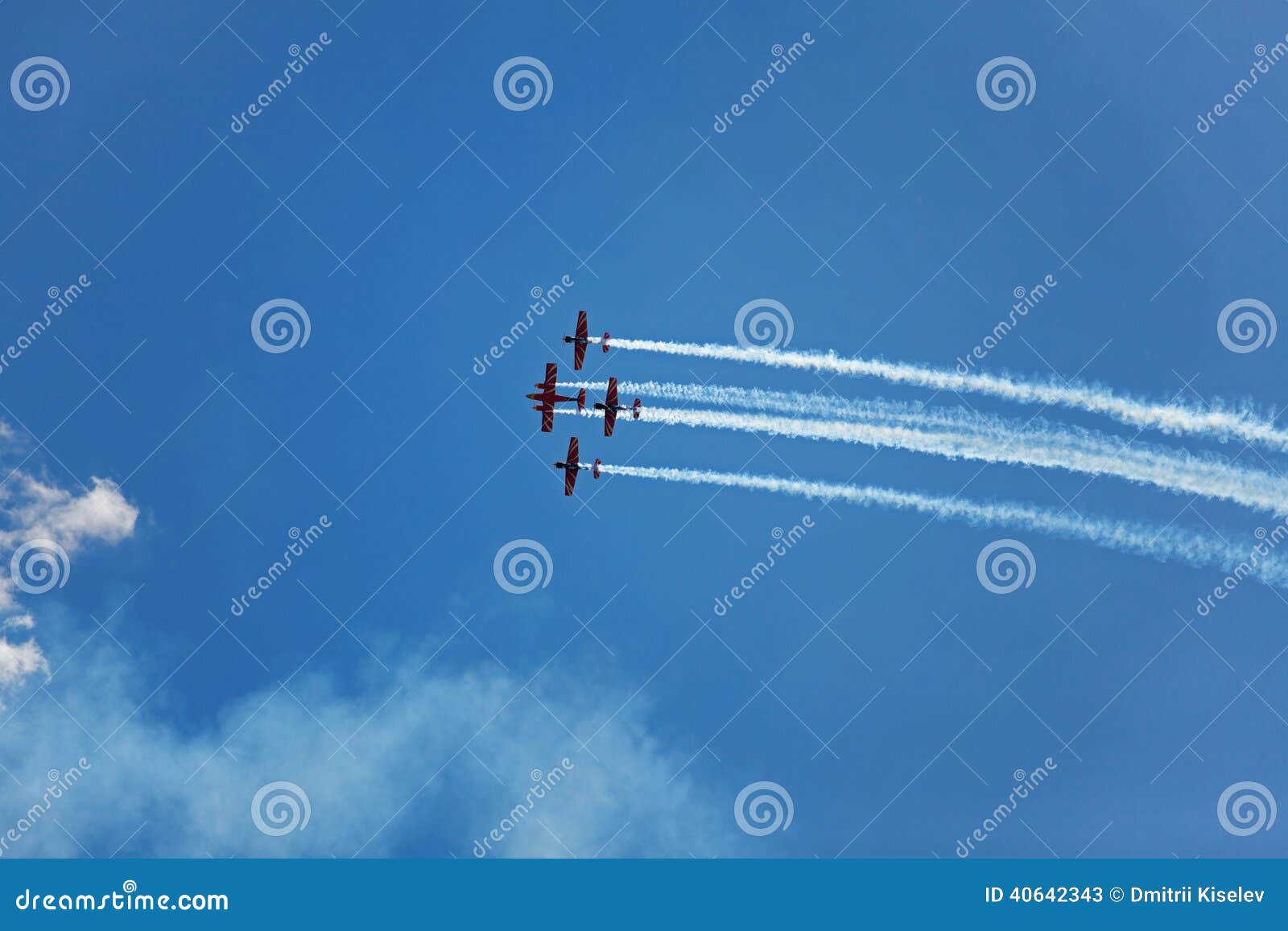 Three Airplane Fly Across the Sky Stock Image - Image of airplane ...