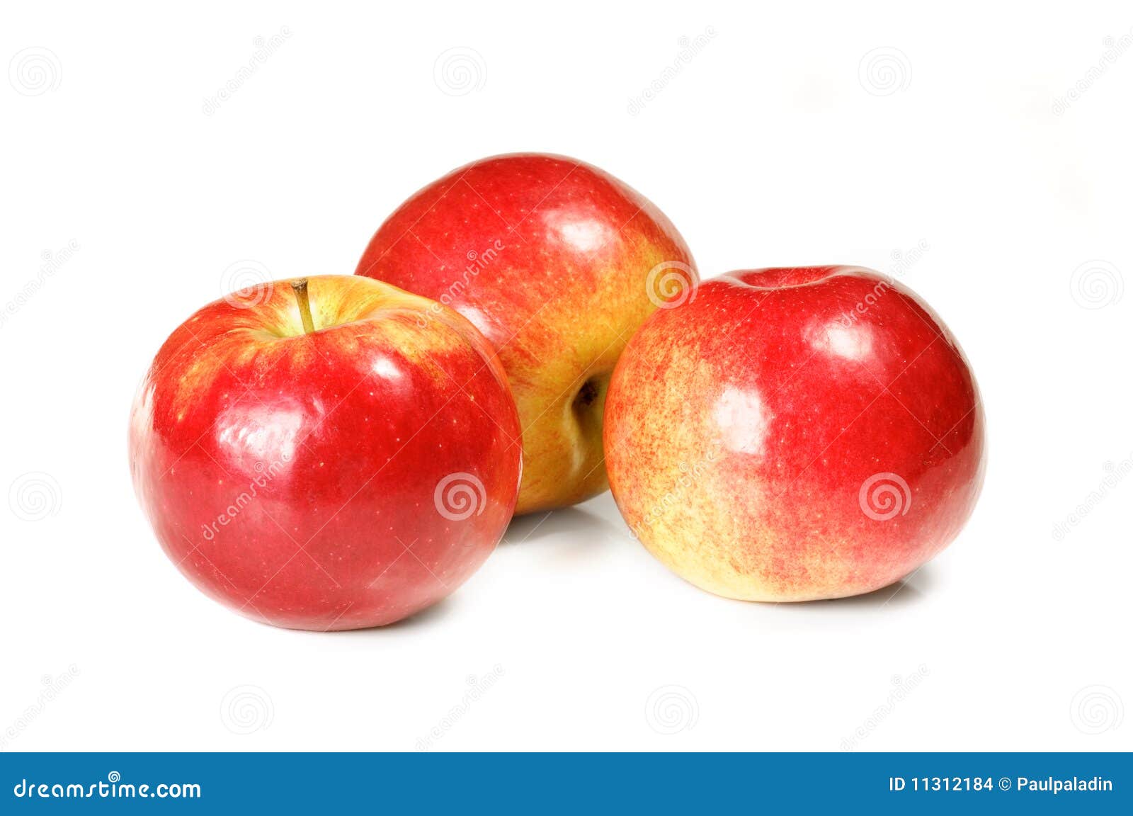 Three apple stock photo. Image of food, leaf, close, dessert - 11312184