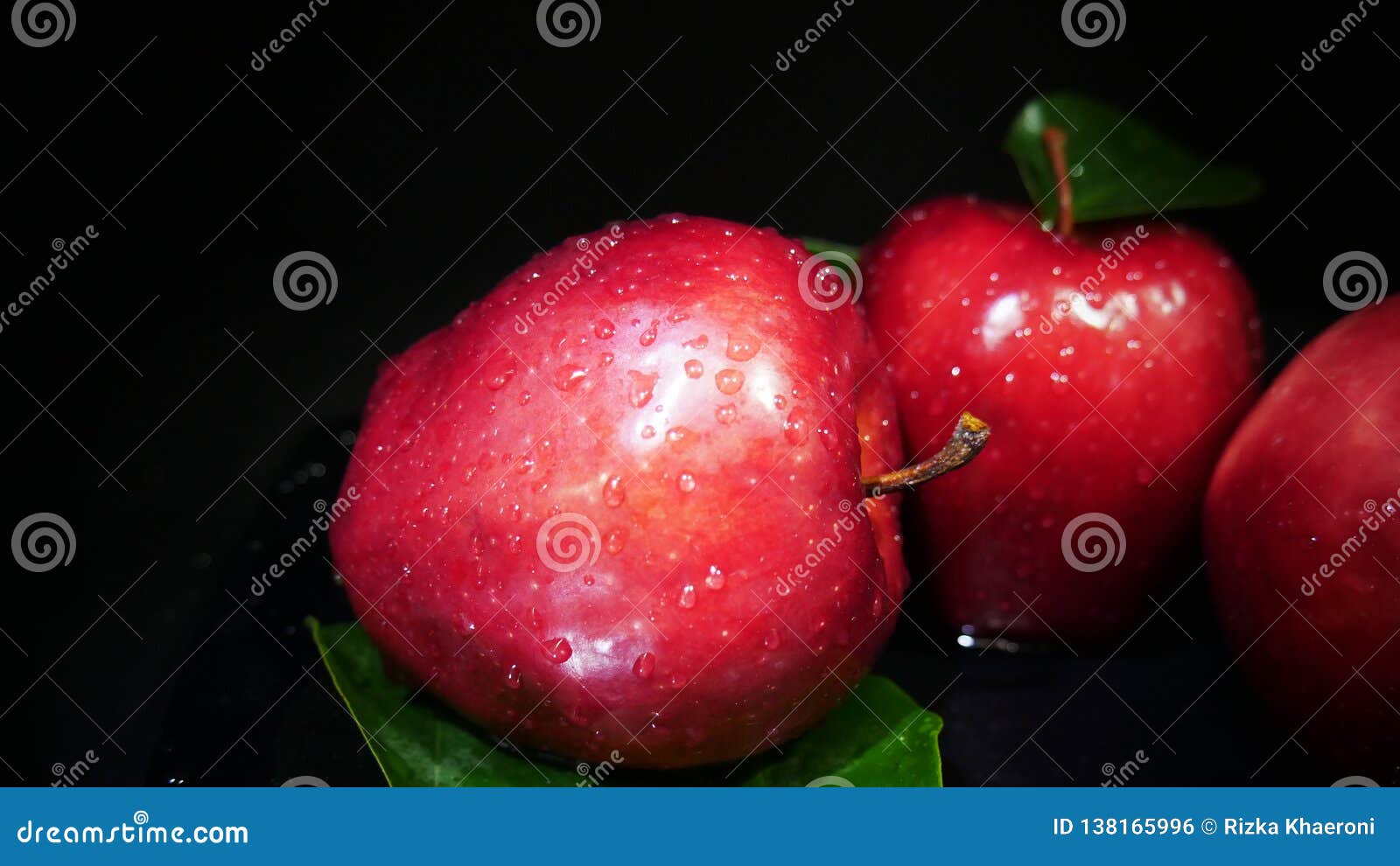 Three Apple Fresh for Fruit Image Stock Photo - Image of green ...