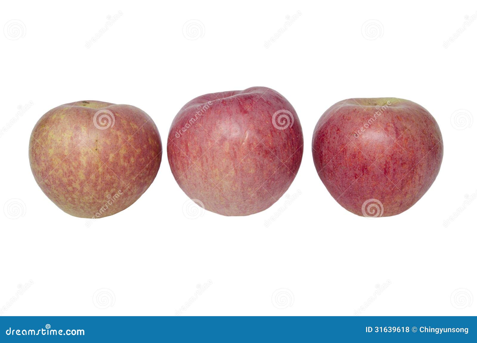 Three apple fruit closeup stock photo. Image of healthy - 31639618