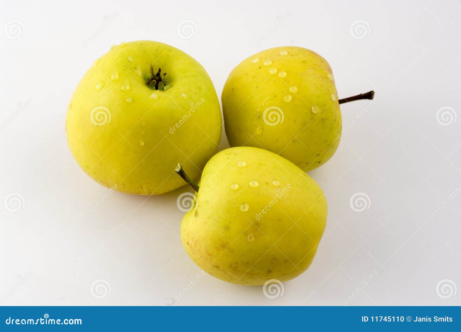 Three apples. stock photo. Image of ripe, nature, healthy - 11745110