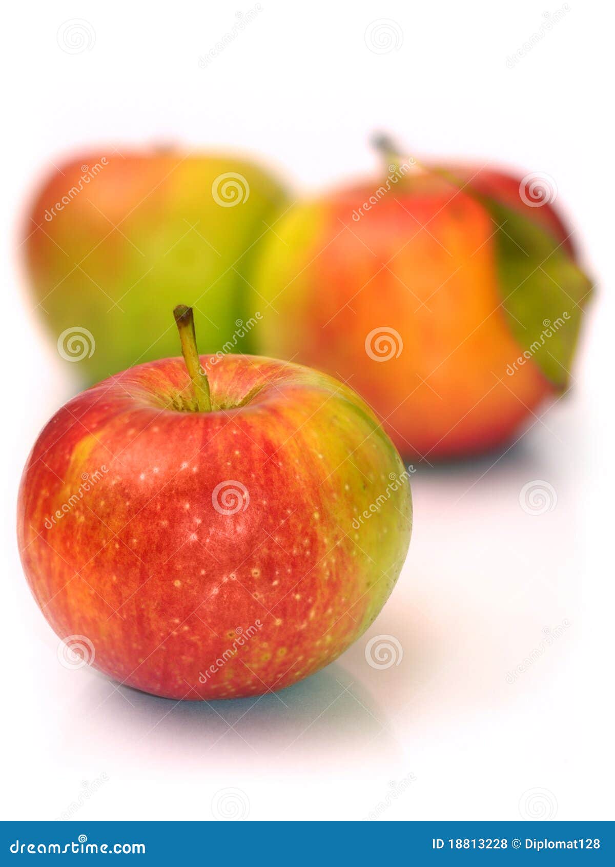 Three apples stock photo. Image of apple, tasty, stilllife - 18813228