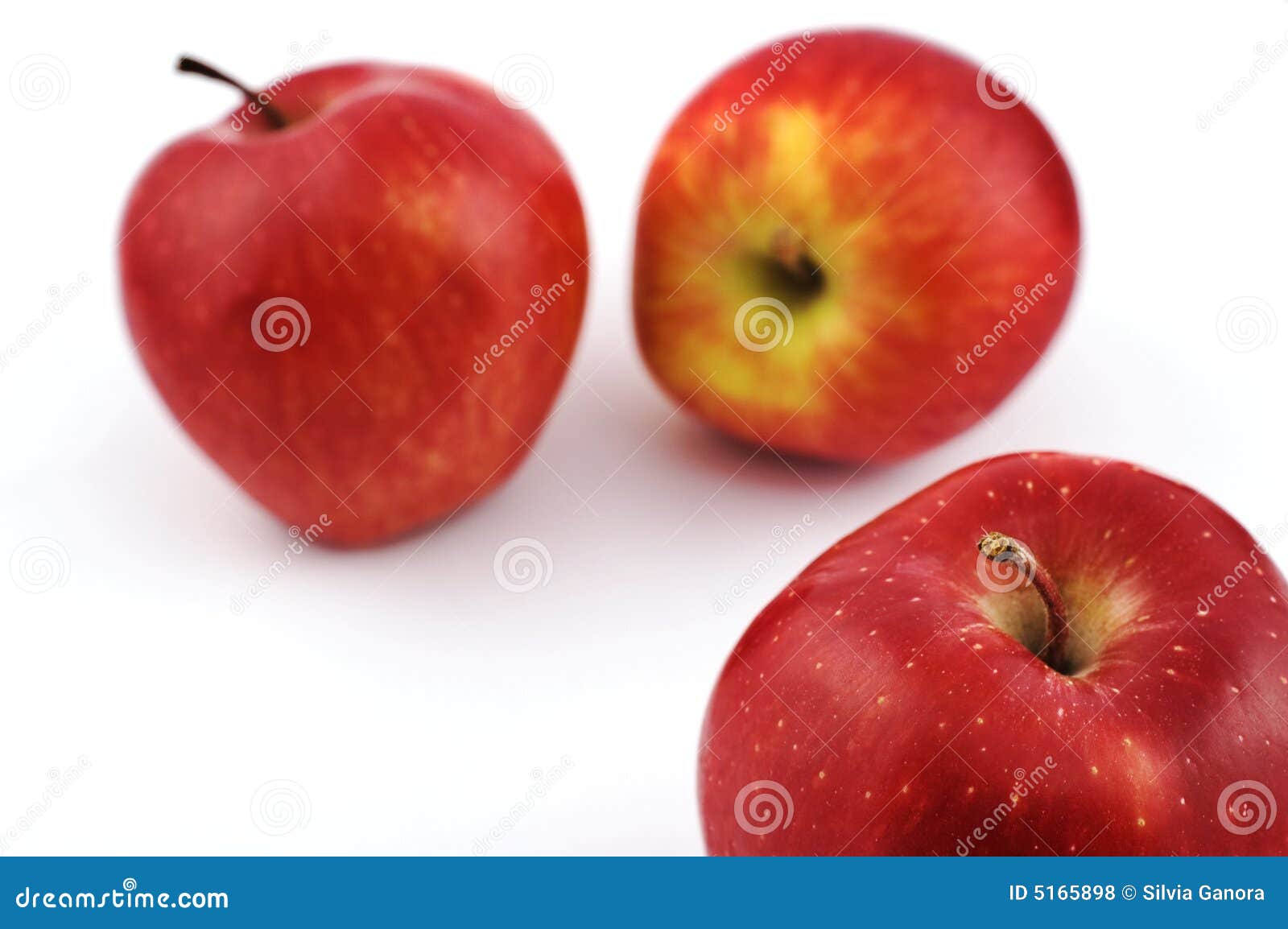 Three Apples Picture. Image: 5165898
