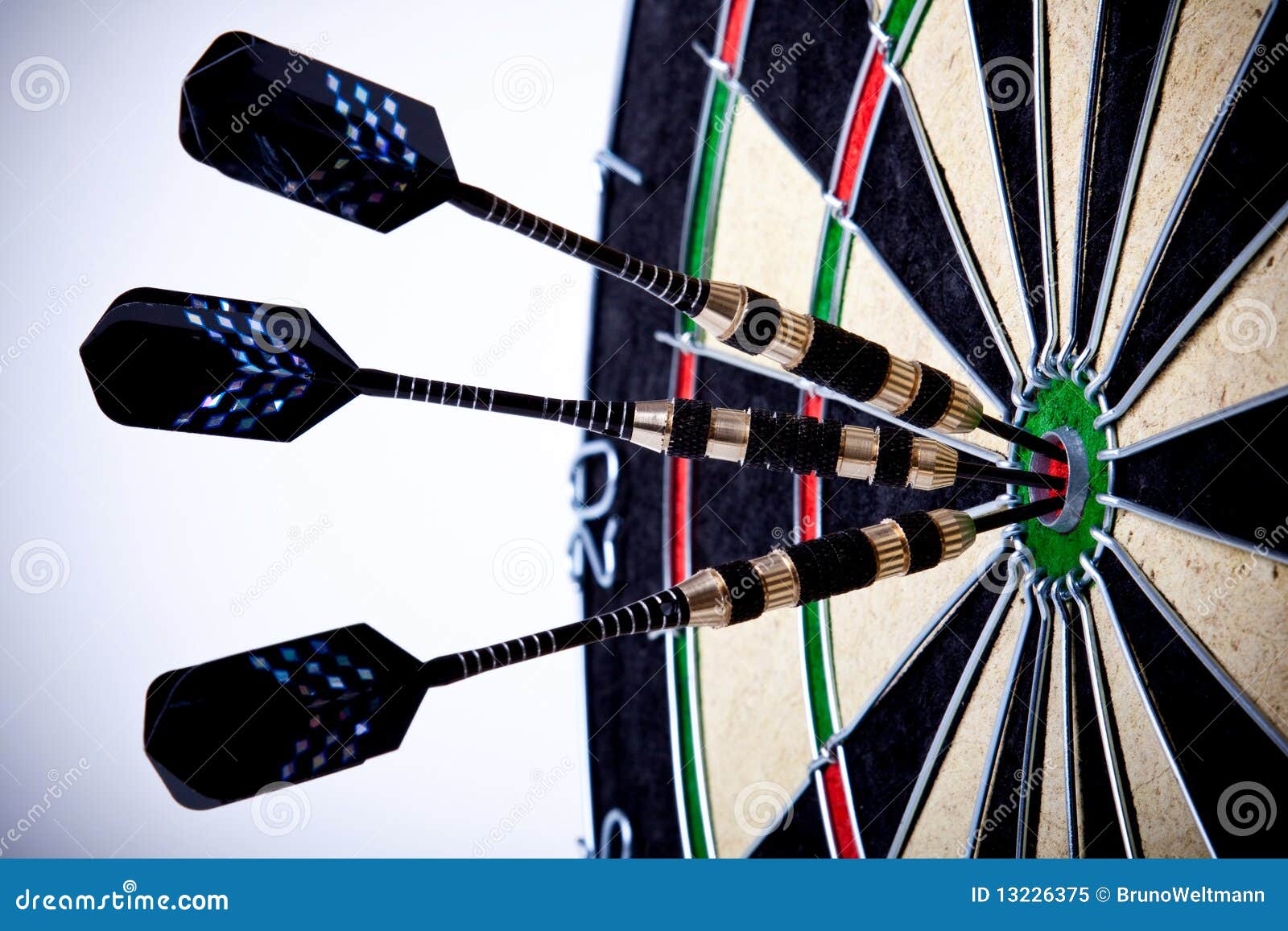 Three arrows stock image. Image of accurate, competition - 13226375