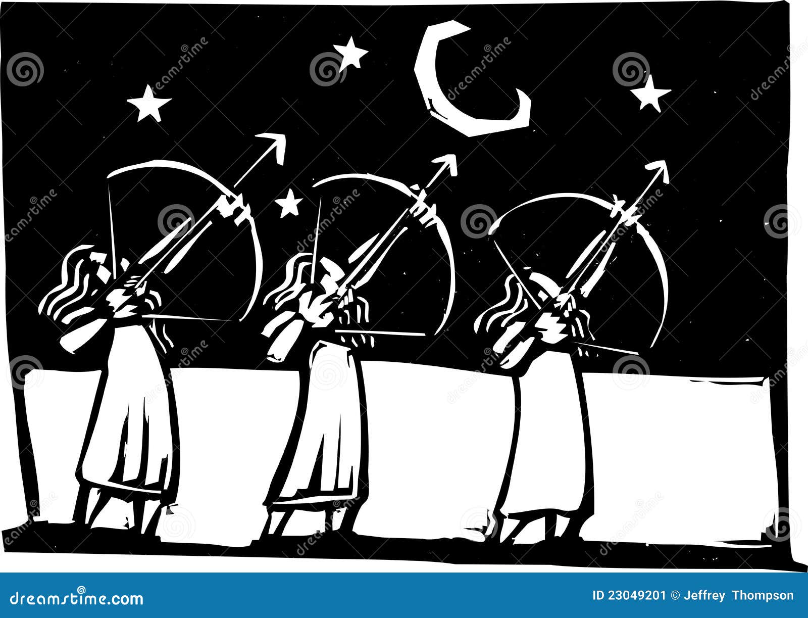 Three Arrows stock vector. Illustration of dream, vector - 23049201