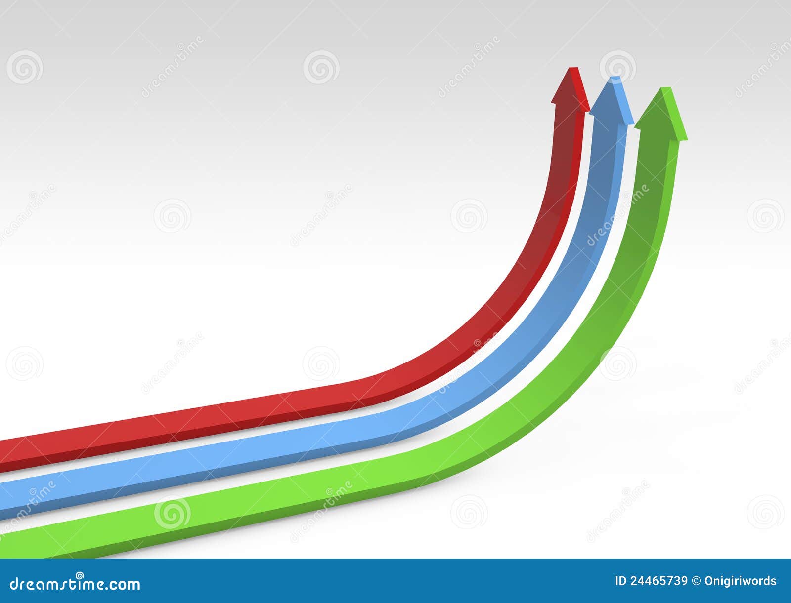 Three arrows stock illustration. Illustration of path - 24465739
