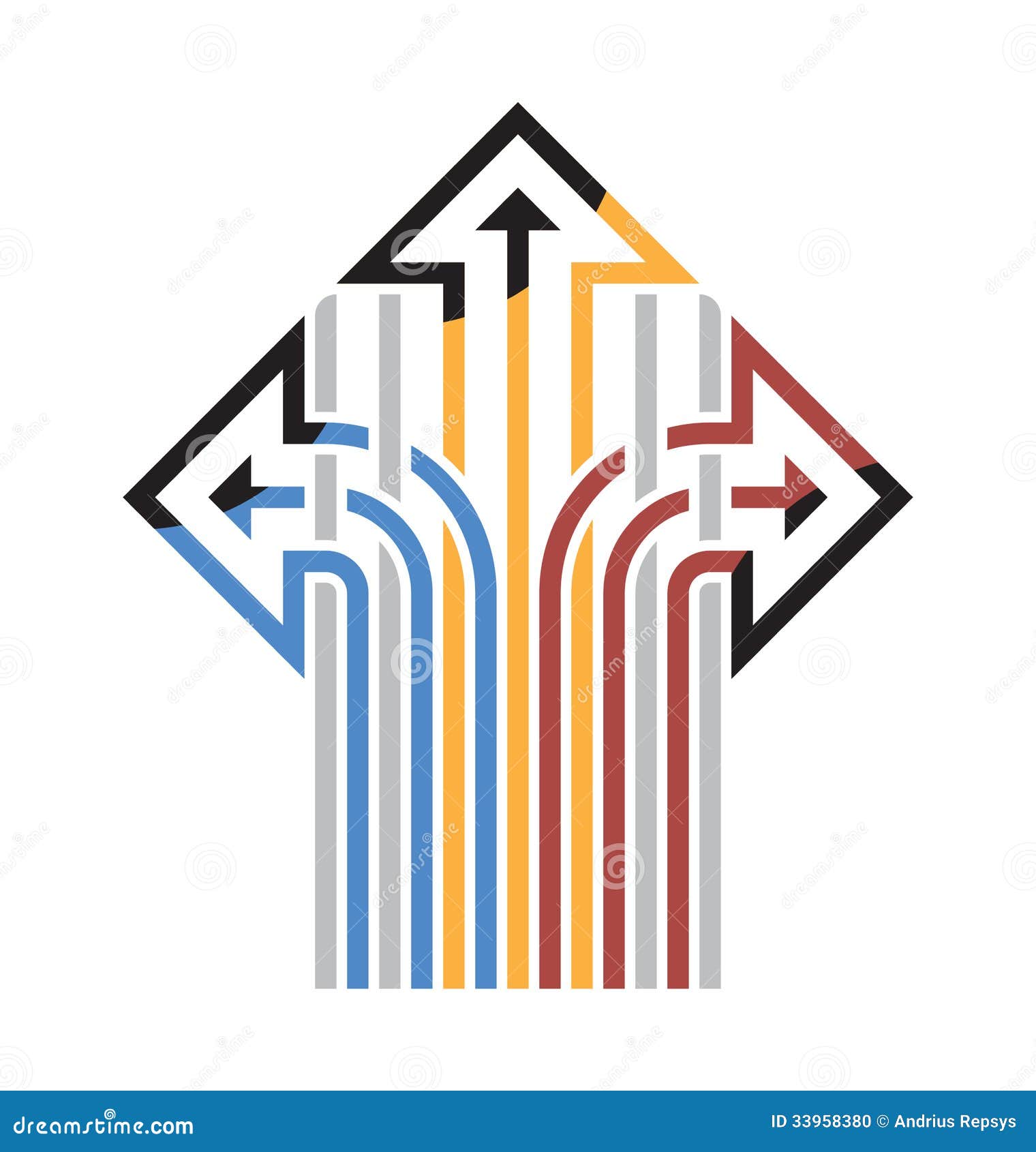 Three Arrows Vector Illustration | CartoonDealer.com #33958380