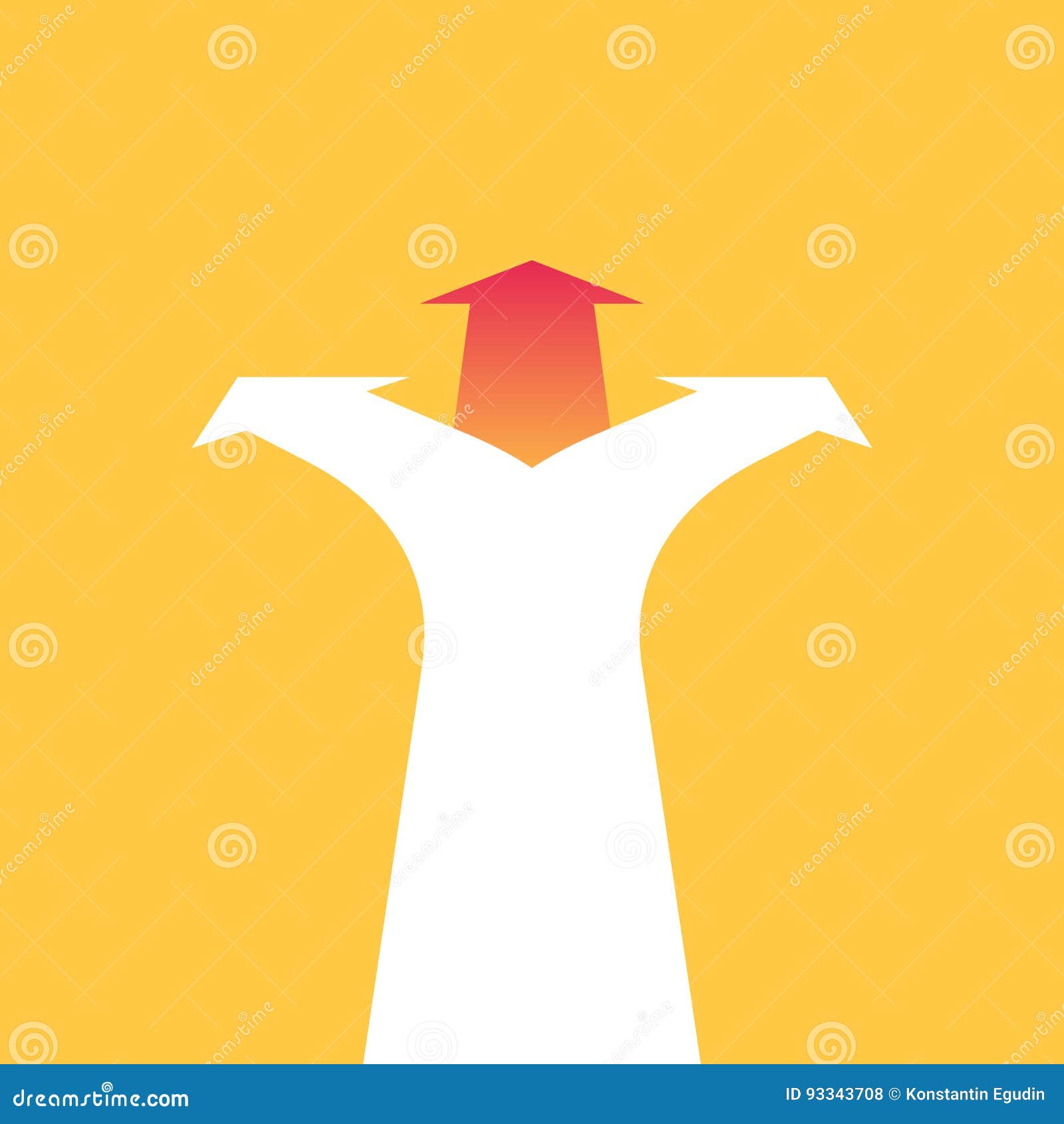 Three arrows pointing stock vector. Illustration of arrow - 93343708