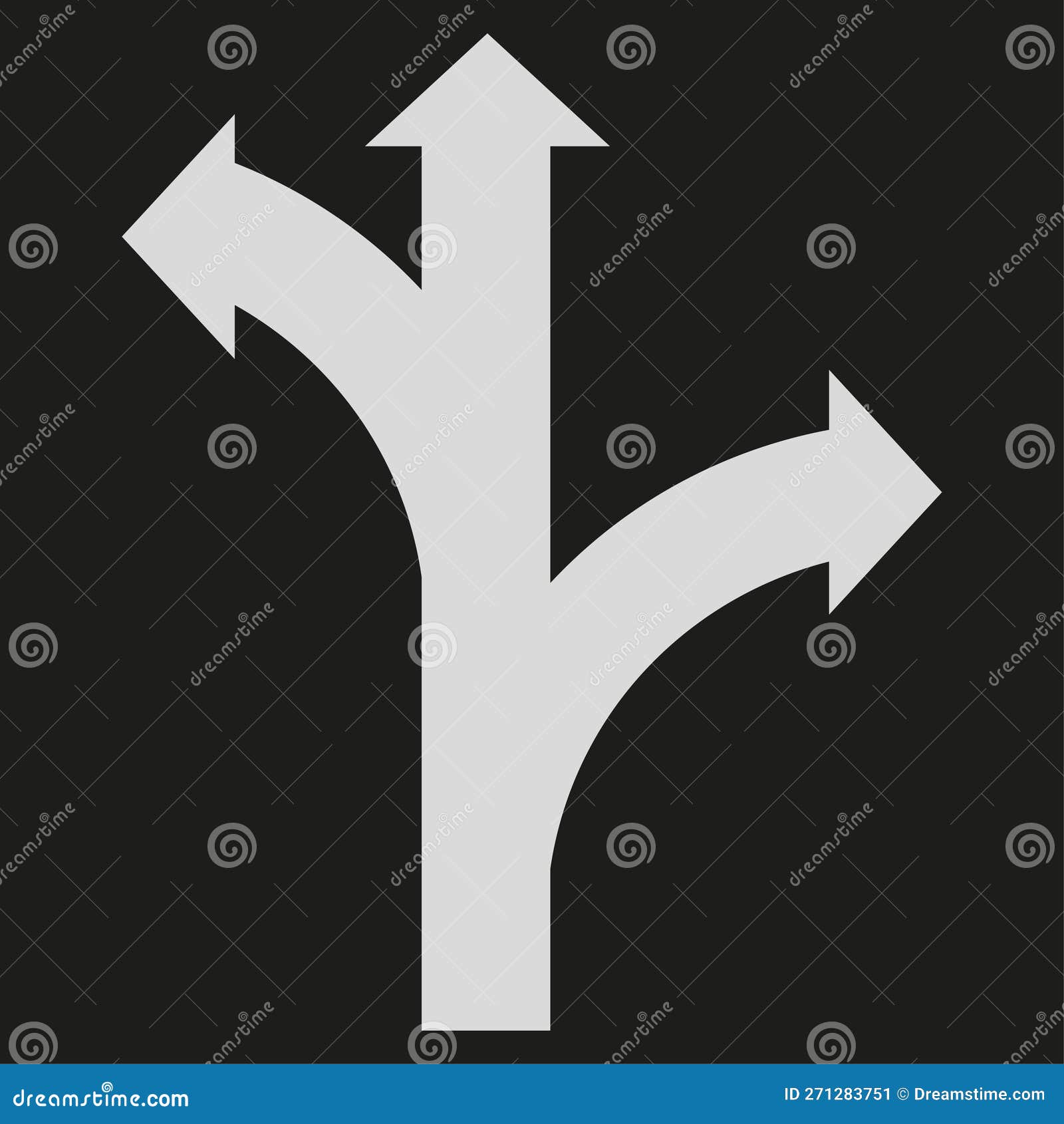 Three Arrows. Vector Illustration Stock Vector - Illustration of three ...