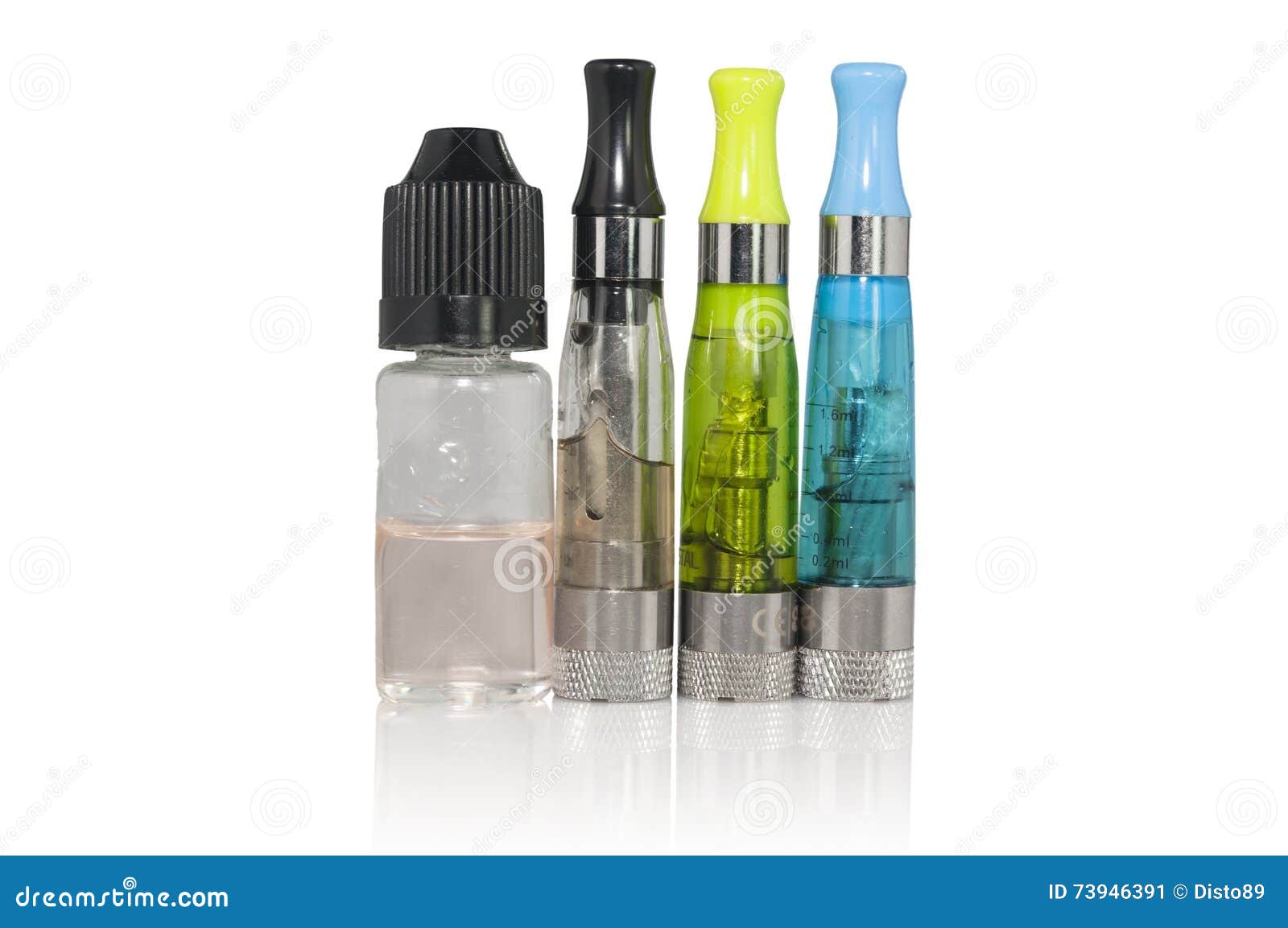Three Atomizers with a Liquid Stock Image - Image of white, steam: 73946391