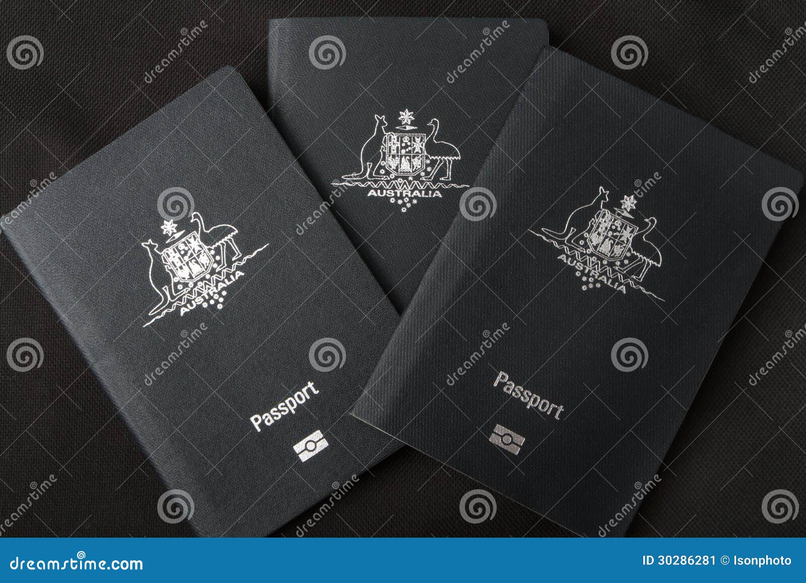 Three Australian passports stock image. Image of cover - 30286281