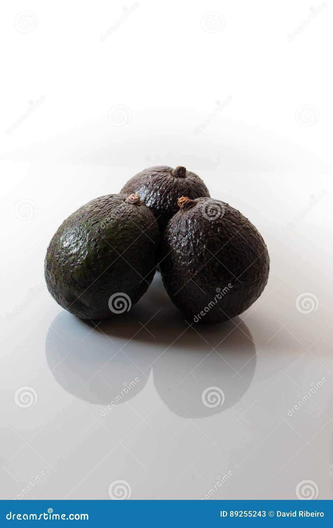 Three avocados stock image. Image of closeup, healthy - 89255243