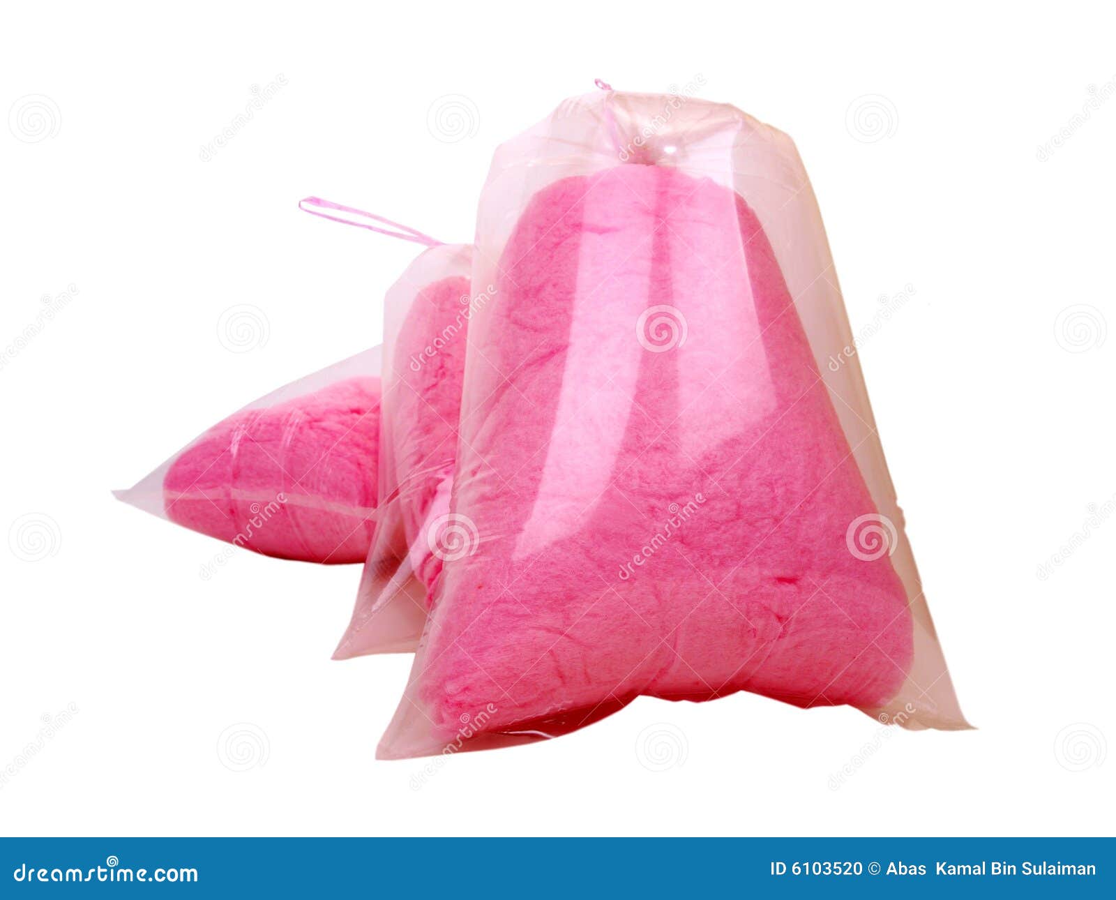 Three Bags Candy Floss stock photo. Image of delicious - 6103520