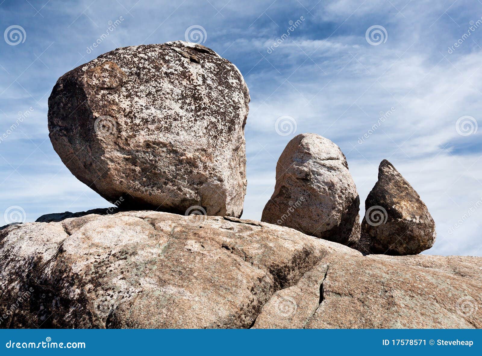 Three balanced boulders stock image. Image of shenandoah - 17578571