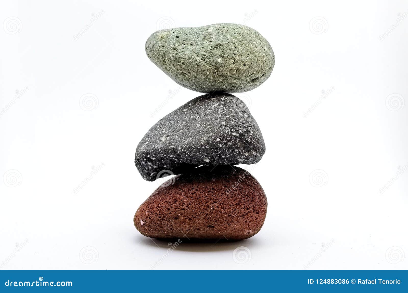 Three Balanced Color Stones Stock Photo - Image of stack, spirituality ...