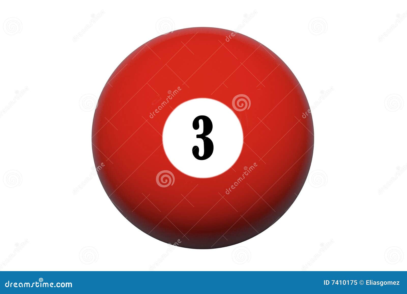 Three Ball stock image. Image of ball, billard, snooker - 7410175