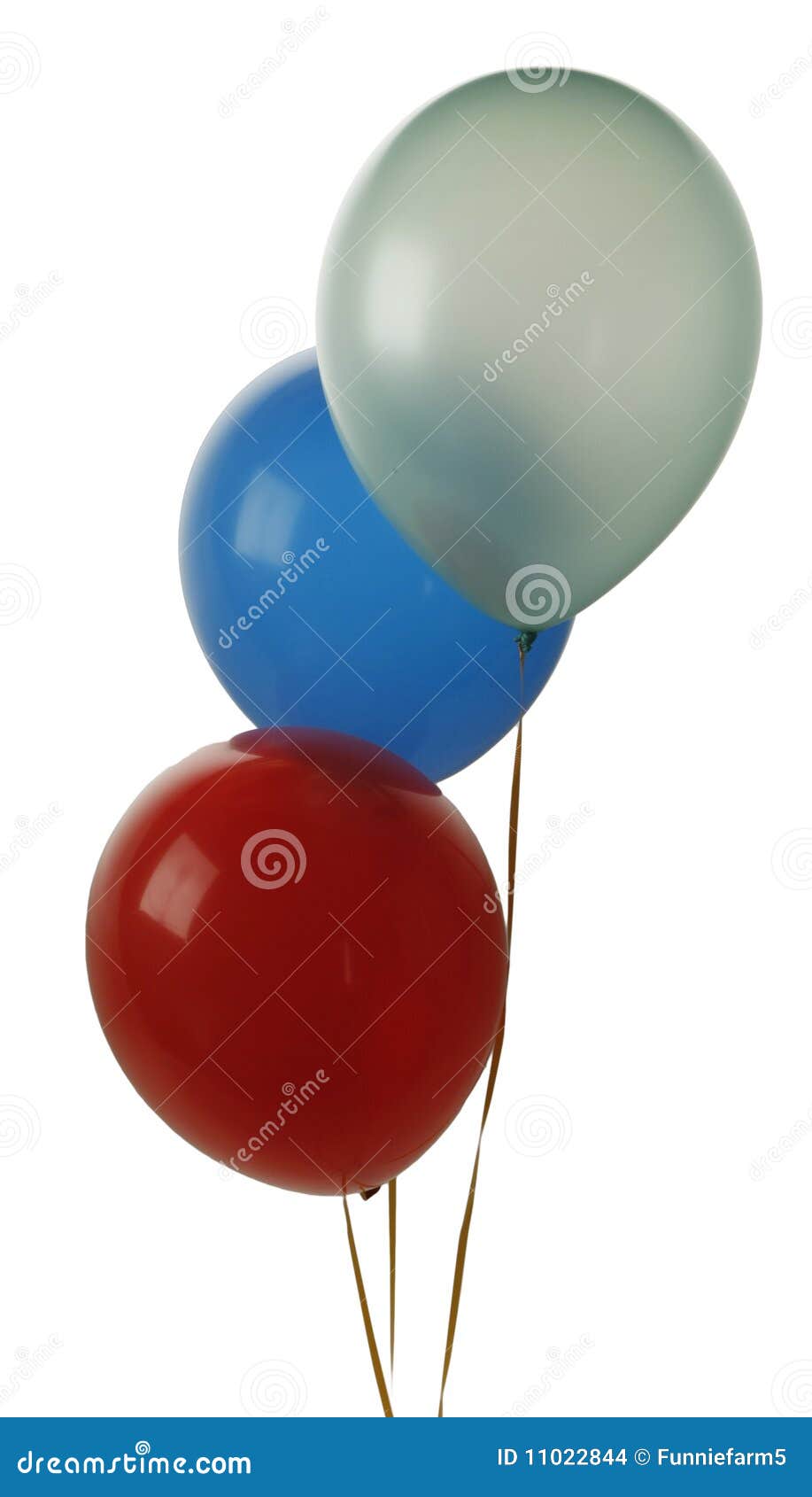 Three balloons stock photo. Image of decorate, slumber - 11022844
