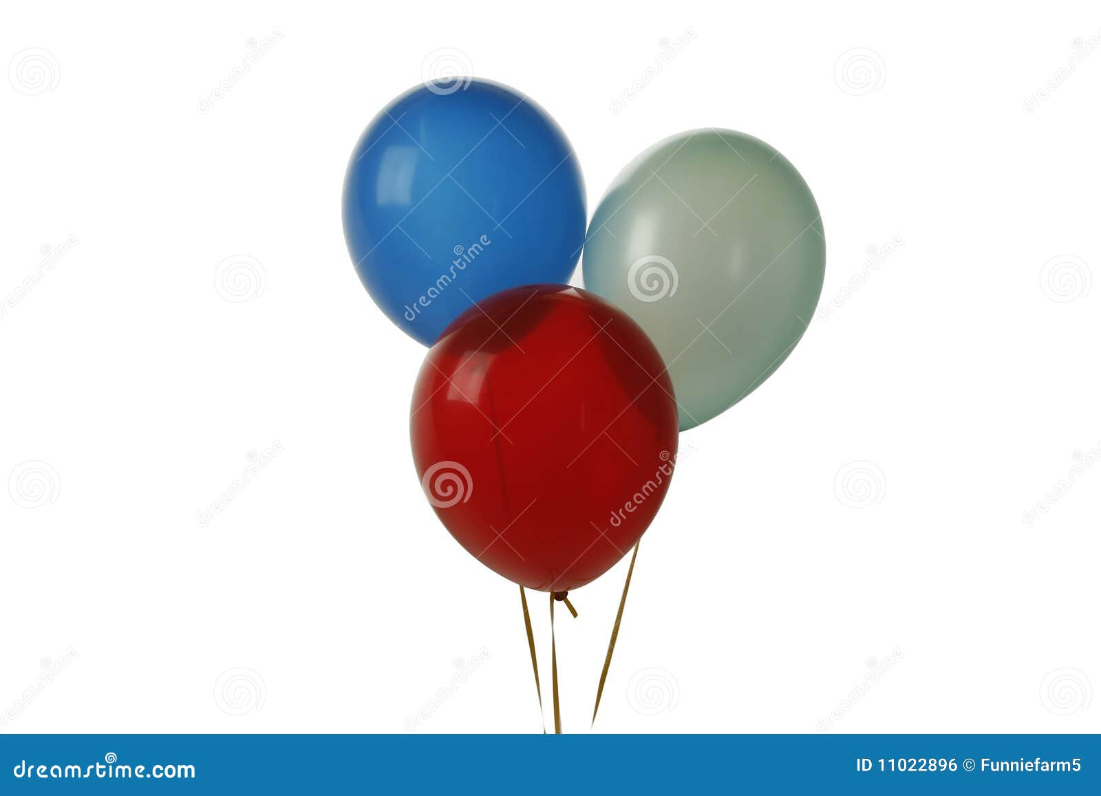 Three balloons stock photo. Image of celebrate, three - 11022896