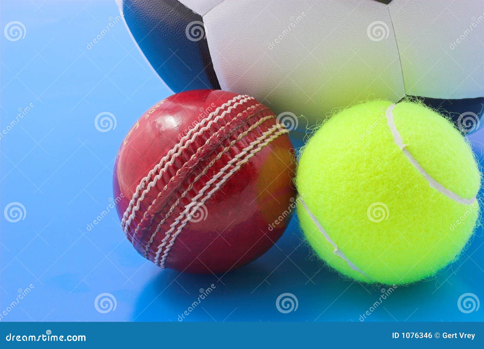 Three balls stock photo. Image of sewed, round, batting - 1076346