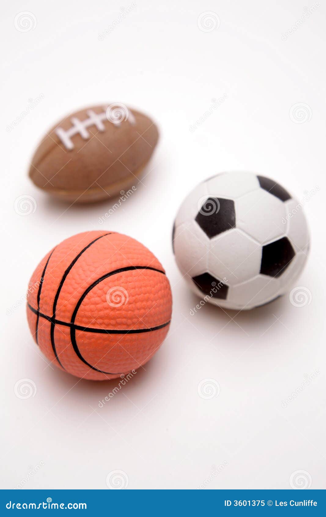 Three balls stock image. Image of goal, soccer, games - 3601375
