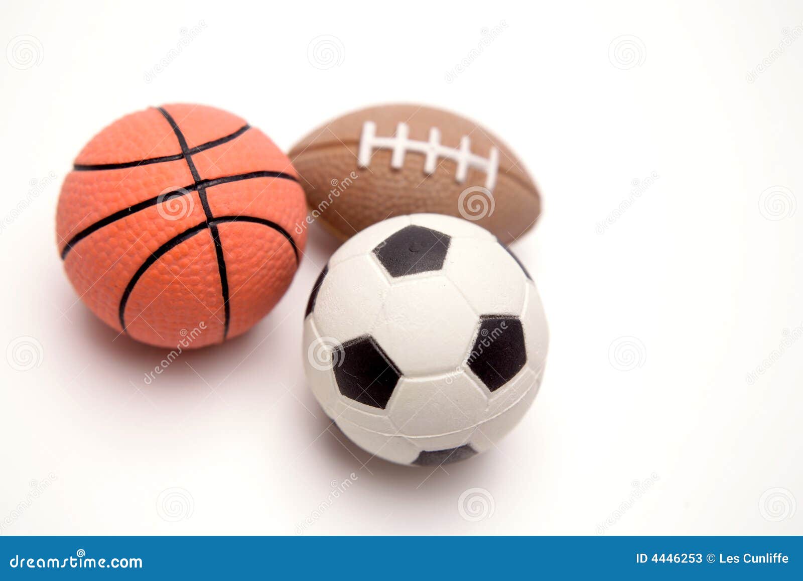 Three balls stock image. Image of bounce, game, white - 4446253