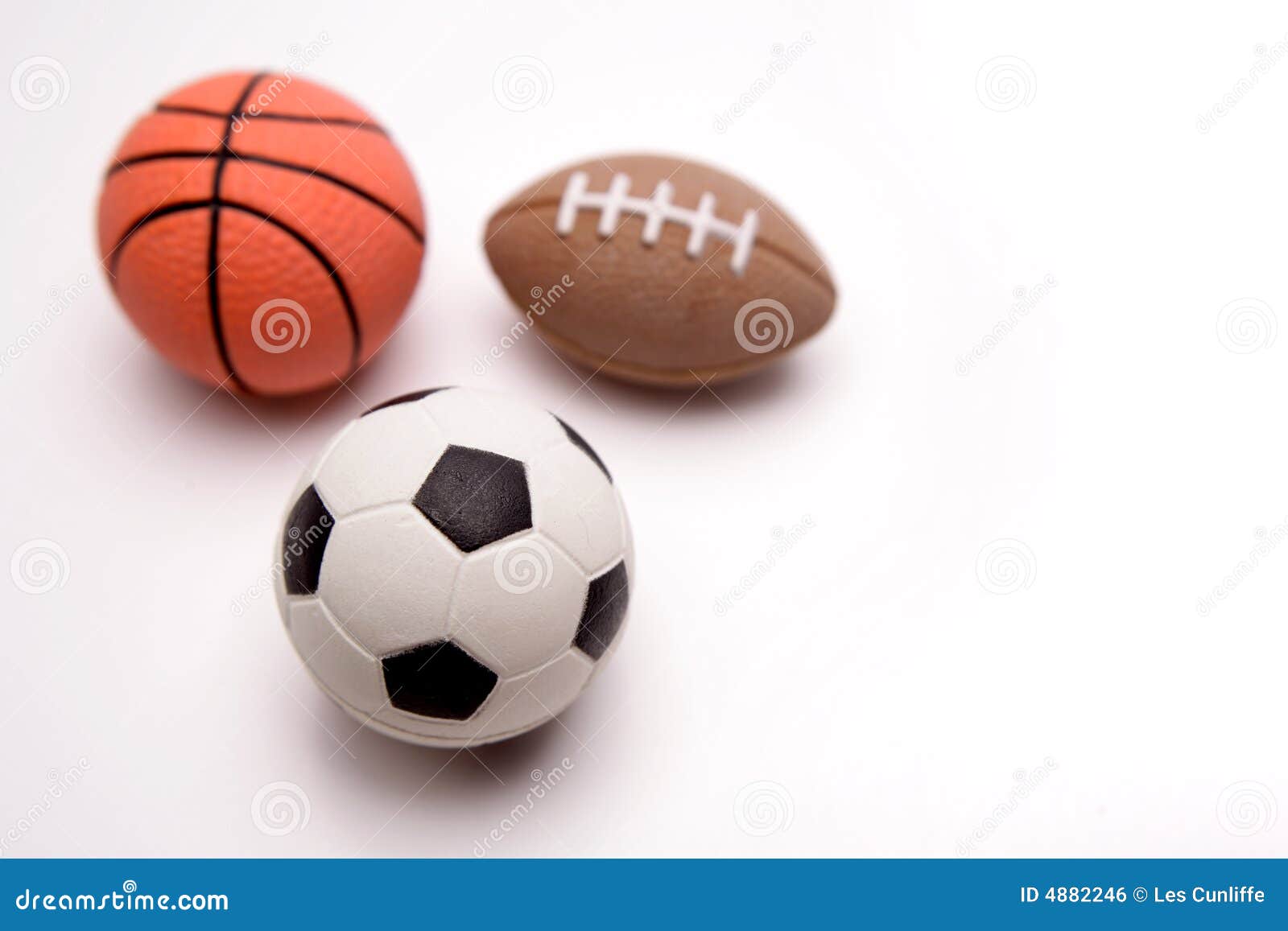 Three balls stock photo. Image of cutout, studio, equipment - 4882246