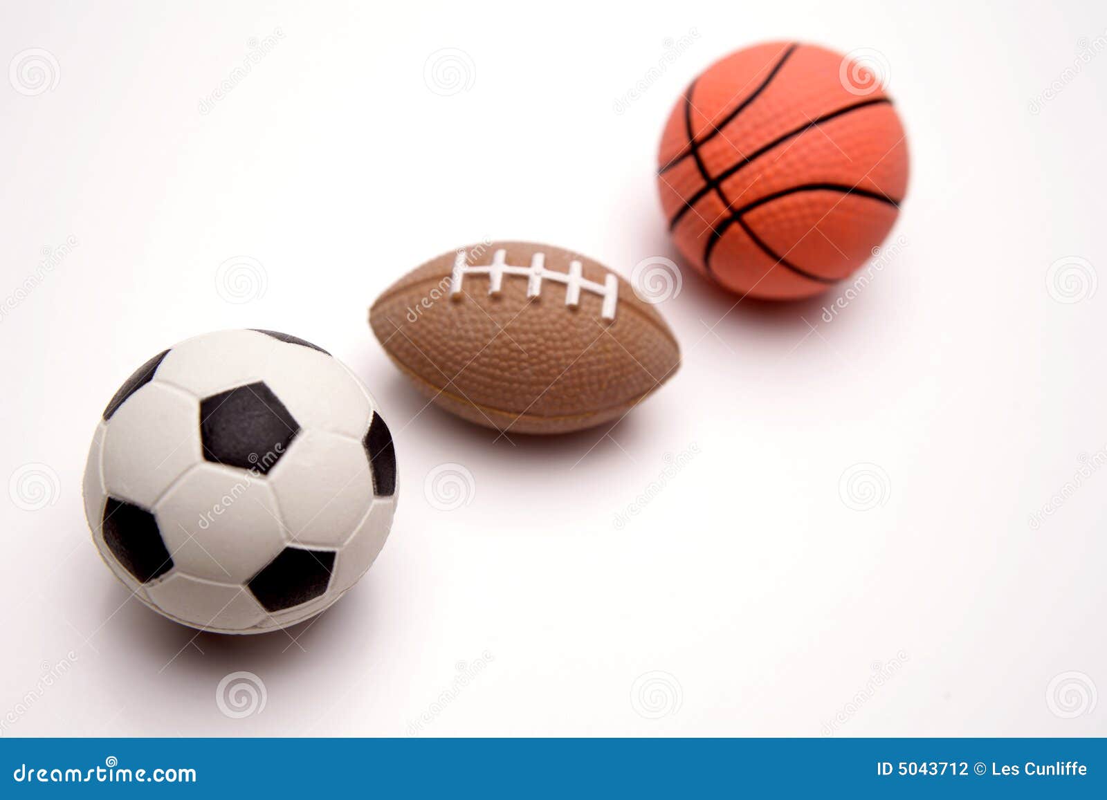 Three balls stock photo. Image of sports, basketball, studio - 5043712