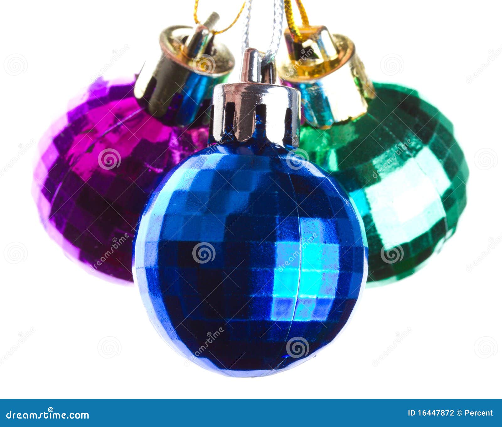 Three Balls of Different Colours Stock Photo - Image of color, holiday ...