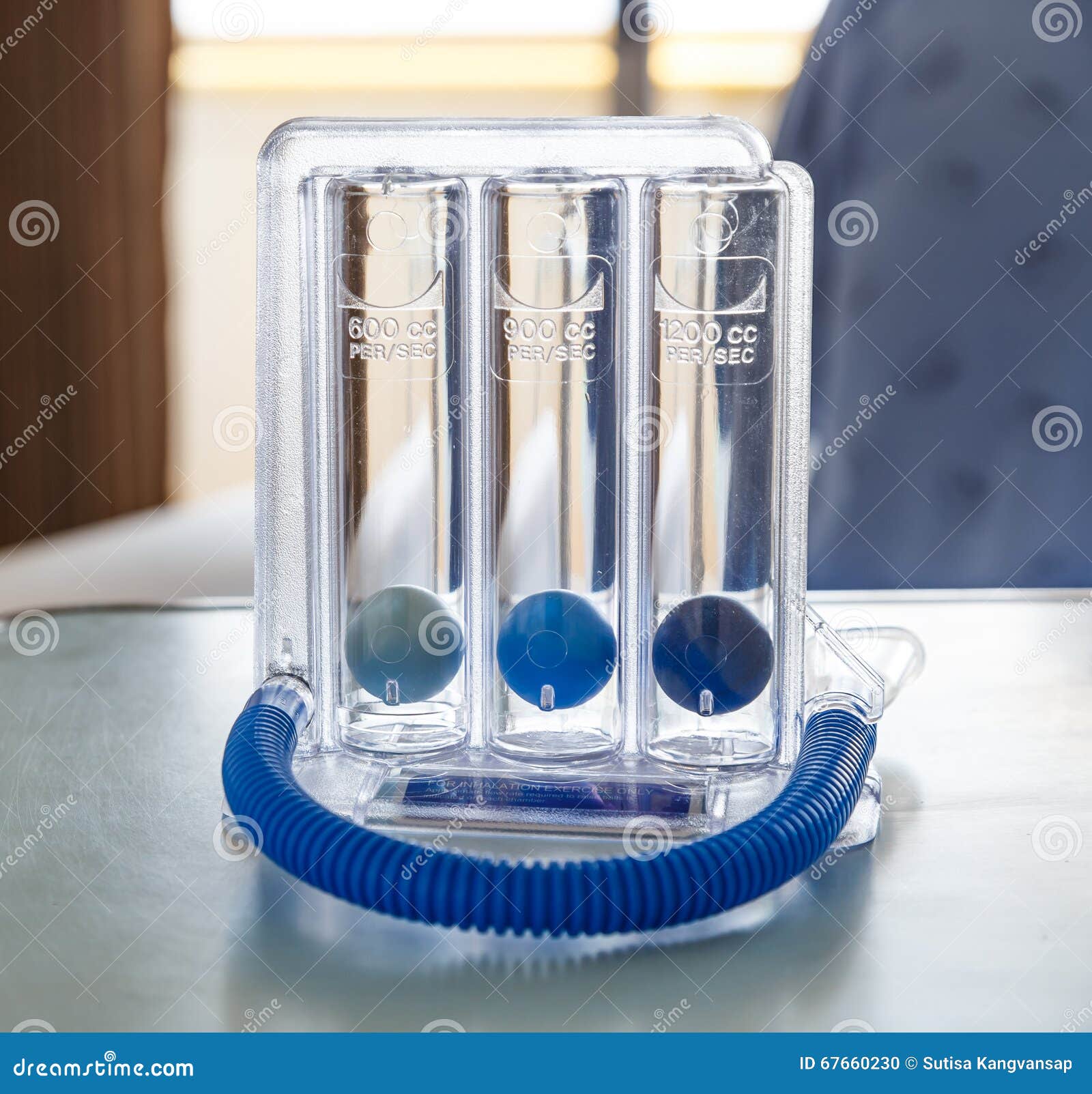 Incentive Spirometer For Breathing Royalty-Free Stock Photo ...