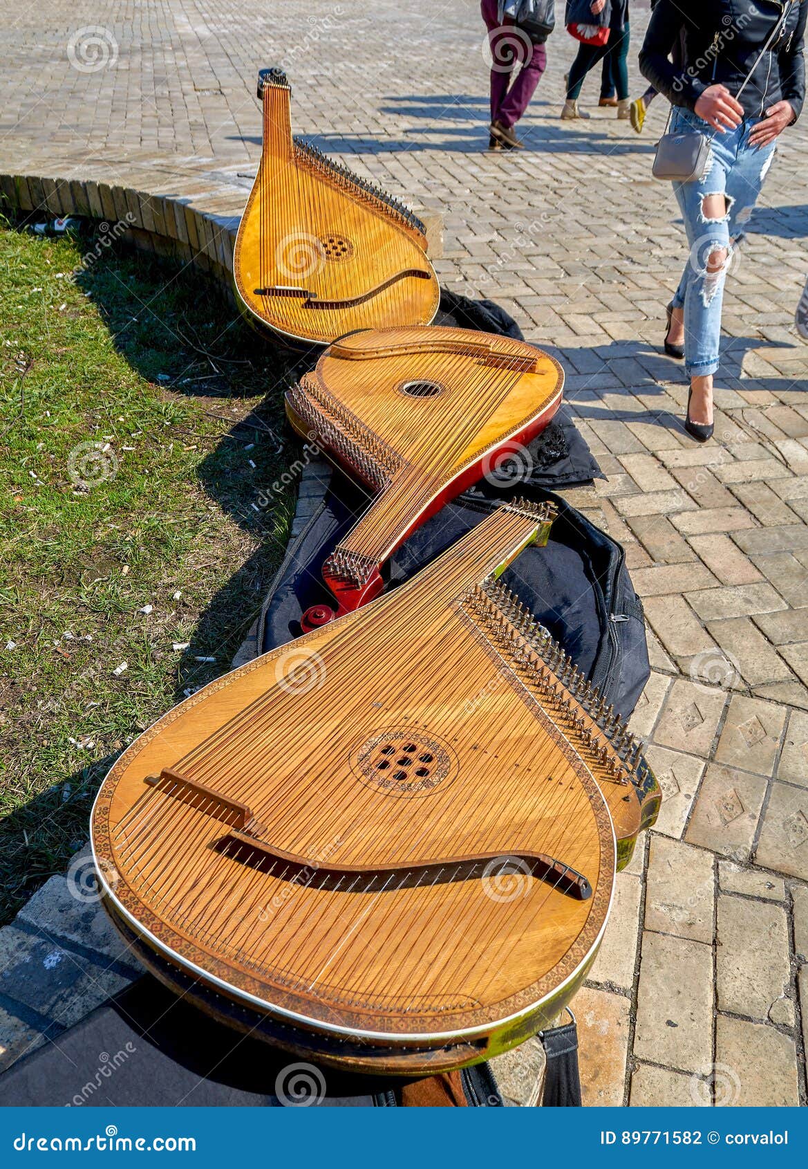 Pandora. Bandura. Ukrainian Folk Multi-stringed Plucked Musical ...