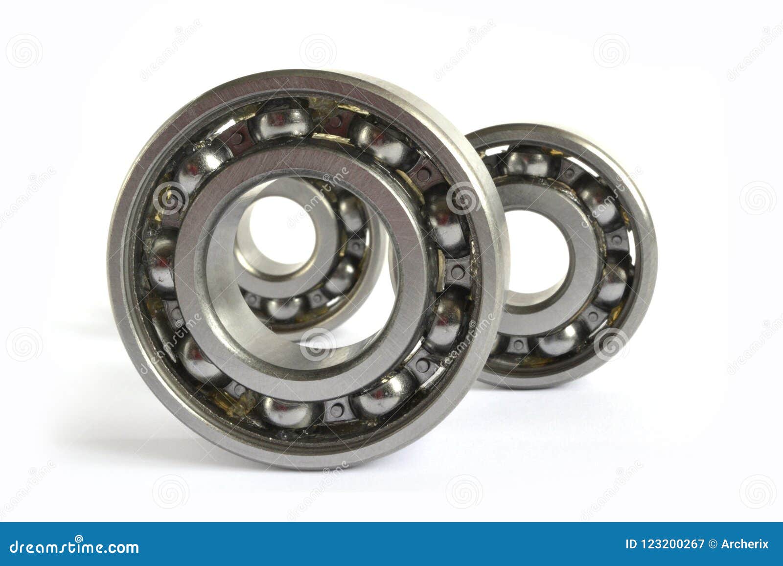 Three bearings stock image. Image of transmission, three - 123200267