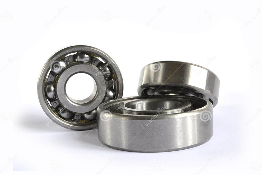 Three bearings stock image. Image of engine, ball, mechanism - 124753497