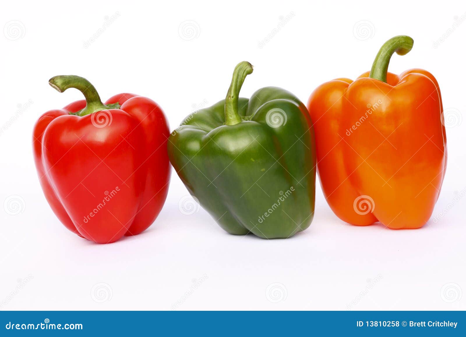 Three Bell Peppers stock photo. Image of color, healthy - 13810258
