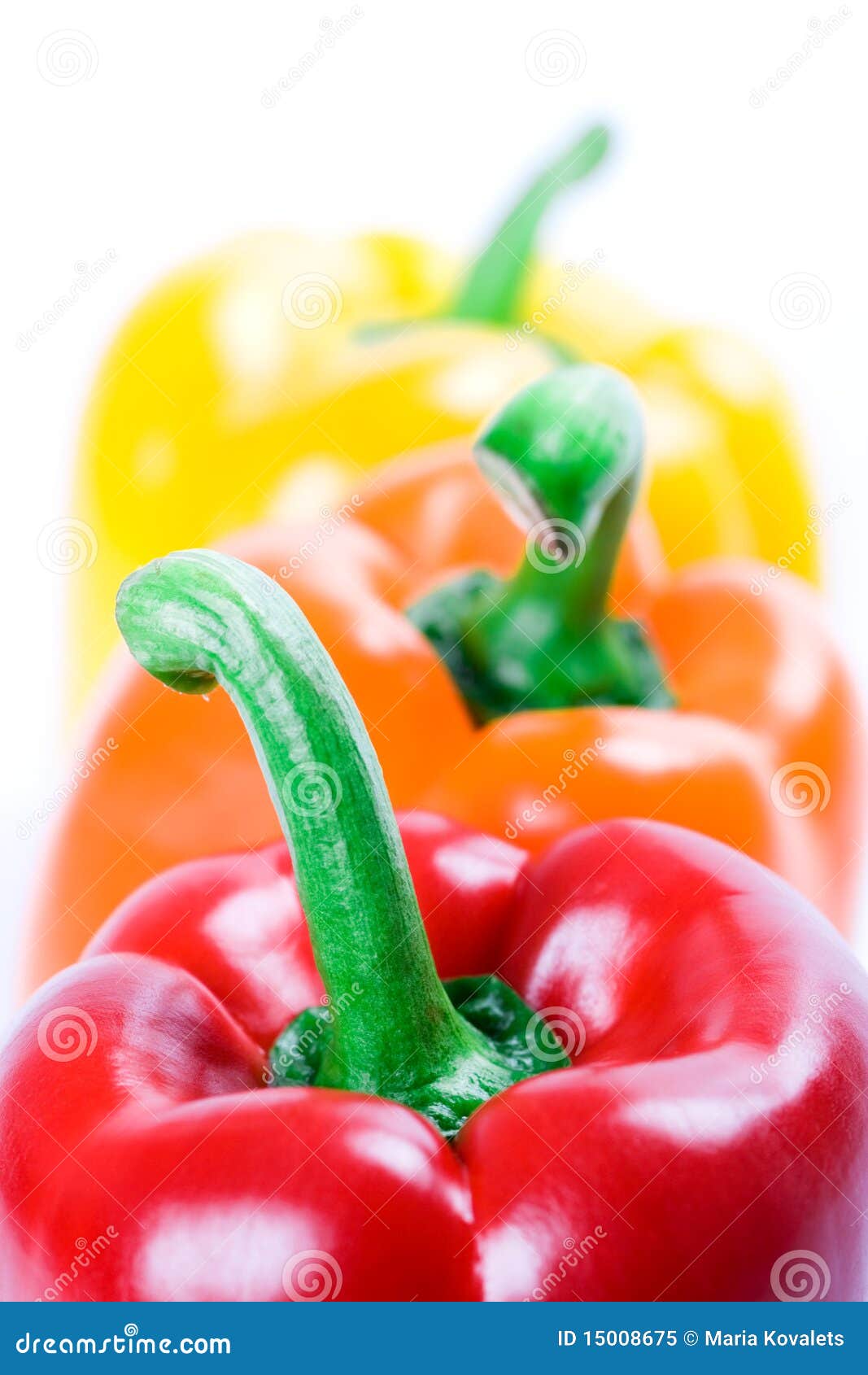 Three bell peppers stock image. Image of healthy, vegetarian - 15008675