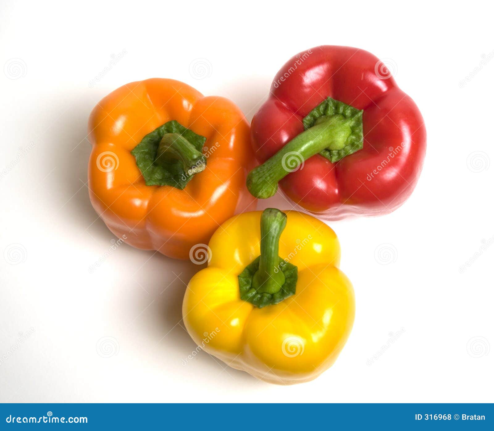 Three Bell Peppers stock photo. Image of salsa, colorful - 316968