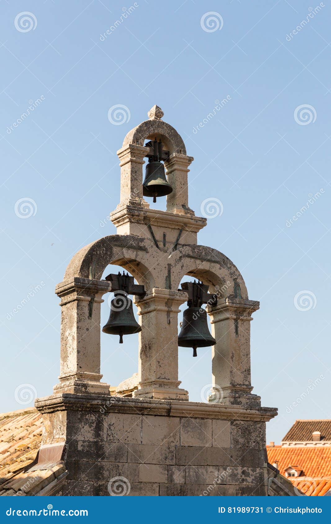 The Three Bells stock image. Image of dome, background - 81989731