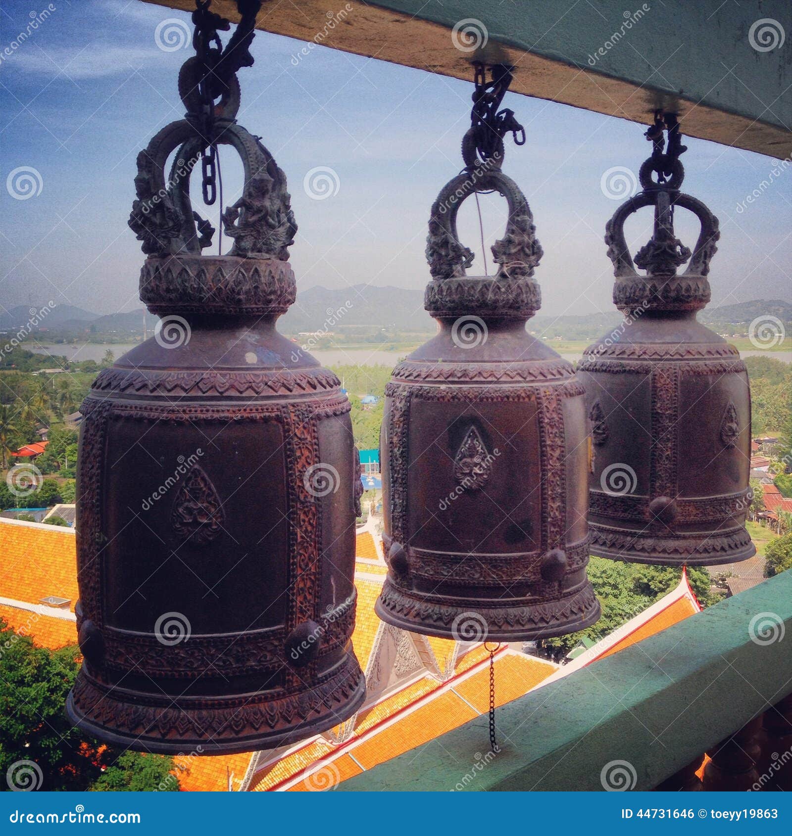 Three bells stock photo. Image of thai, black, nature - 44731646
