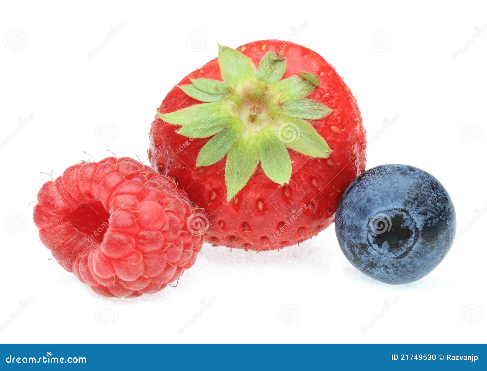 Three berry fruits stock photo. Image of diet, berry - 21749530