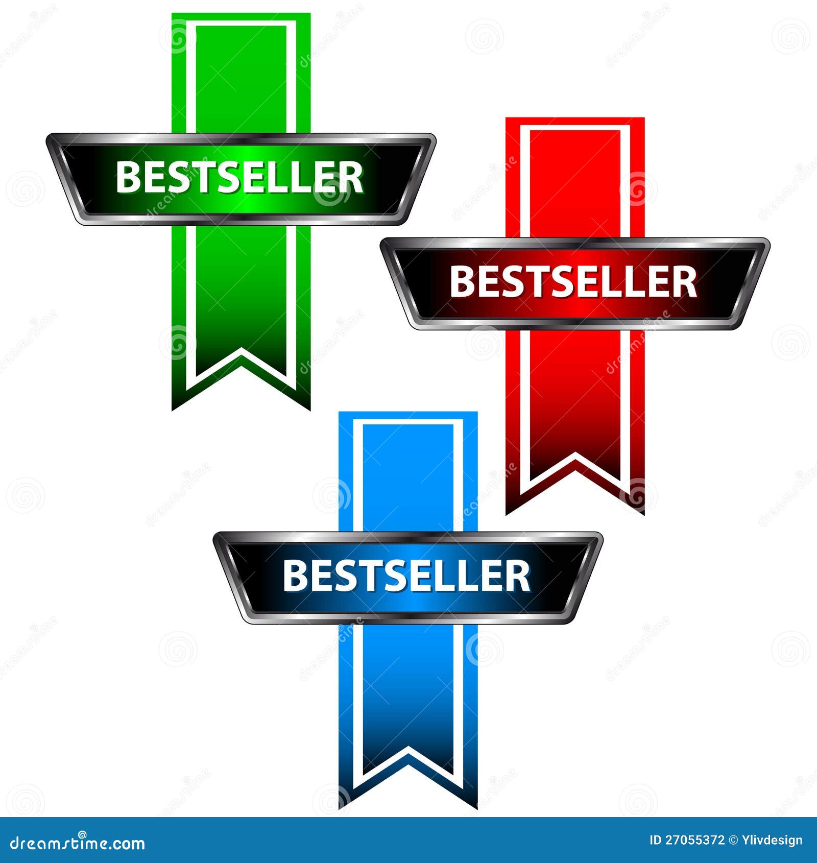 Three bestseller icons stock vector. Illustration of isolated - 27055372