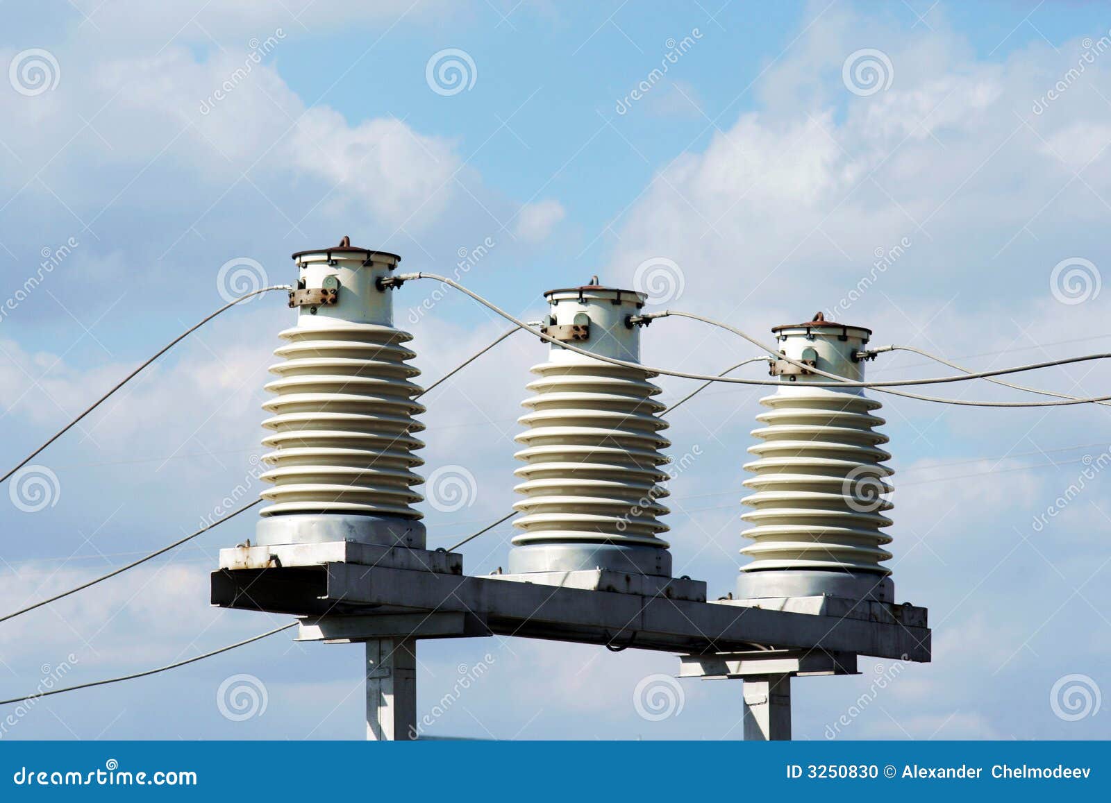 Three Big Insulators Stock Photo | CartoonDealer.com #3250830