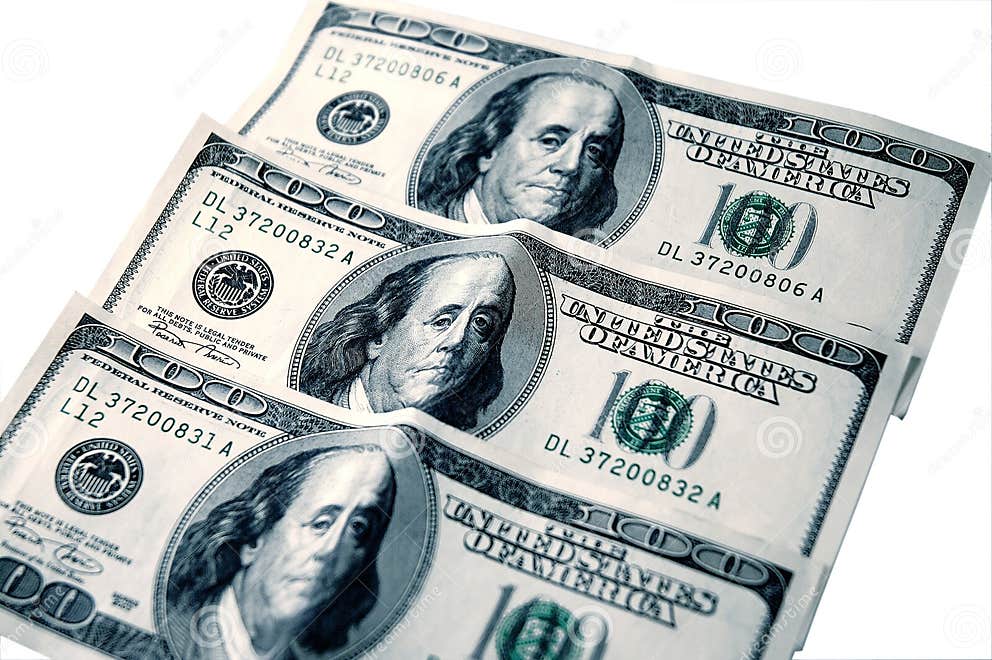 Three Bills stock image. Image of dollar, currency, finance - 28455