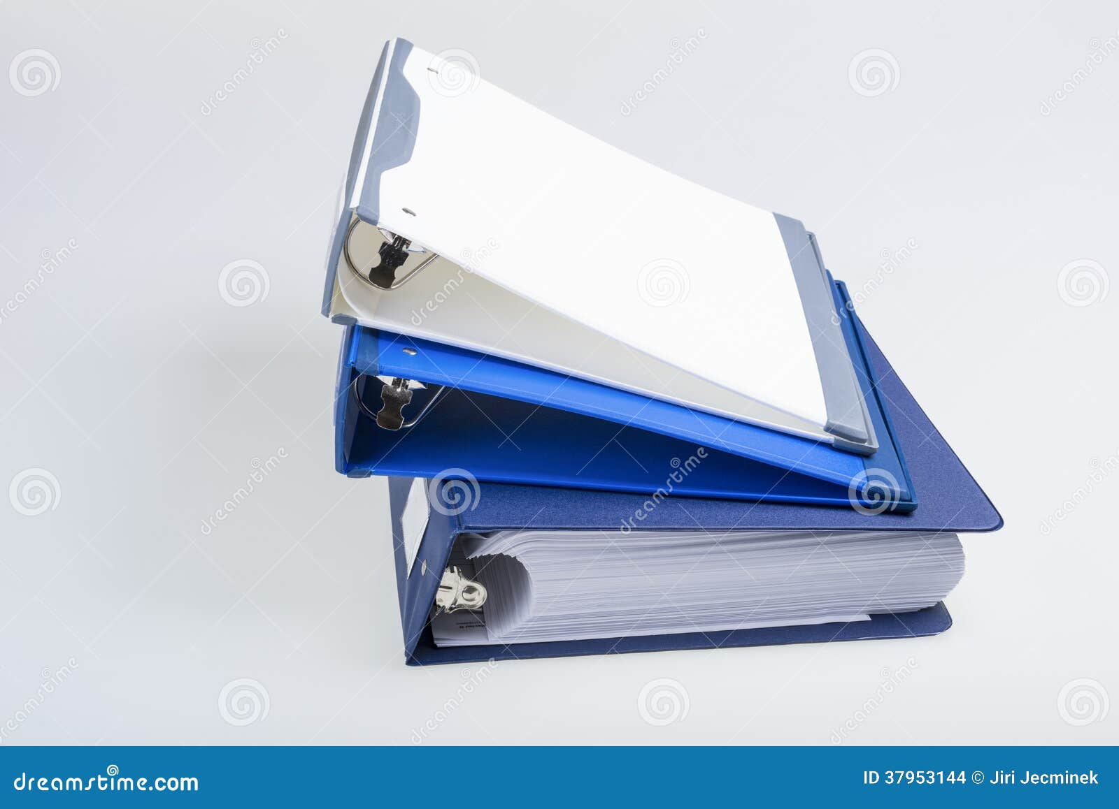 Three Binders stock photo. Image of ring, communication - 37953144