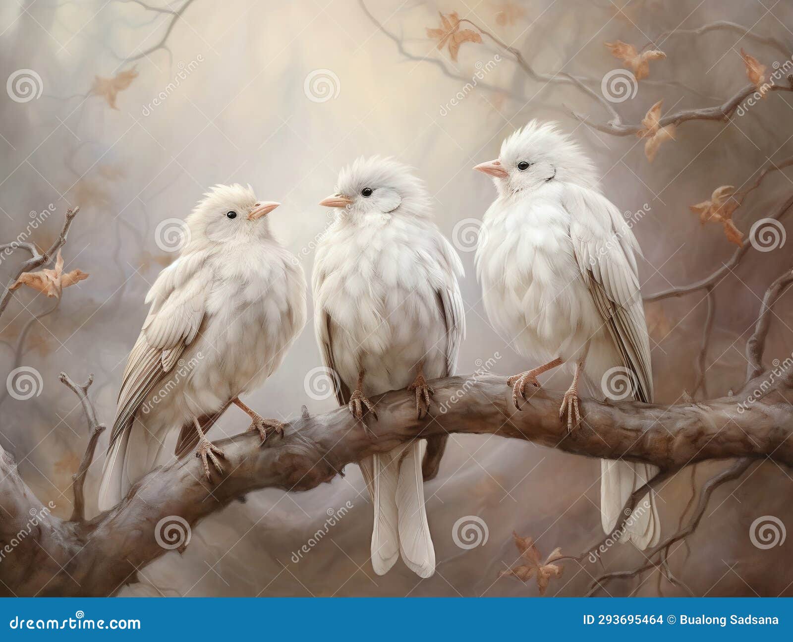 Three birds stock illustration. Illustration of concept - 293695464